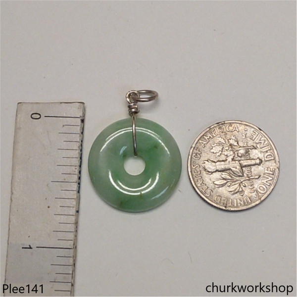 Small jade Donut pendant – Churk Work Shop