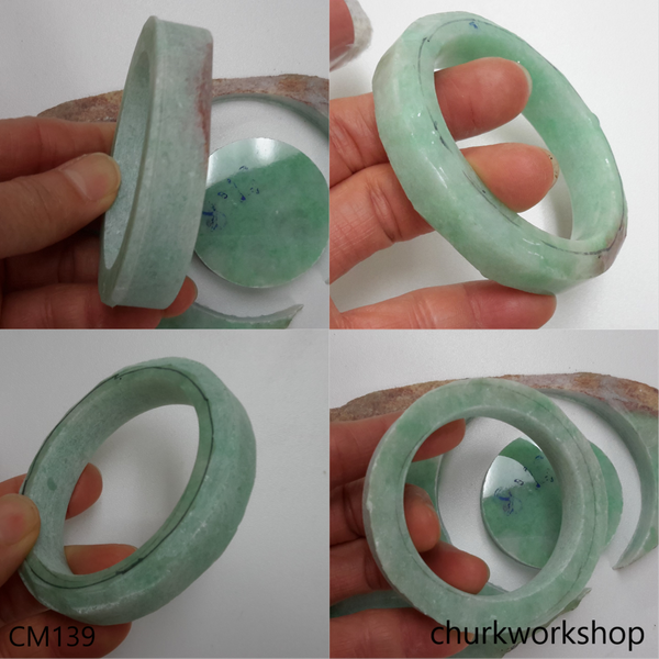 Custom cut jade bangle – Churk Work Shop