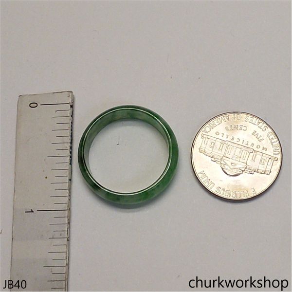 Green jade unisex jade band – Churk Work Shop