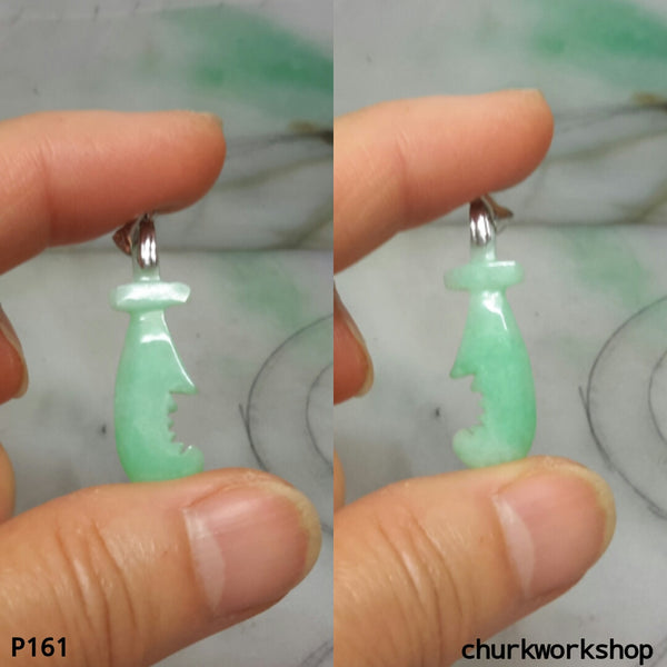 Small jade sword pendant – Churk Work Shop