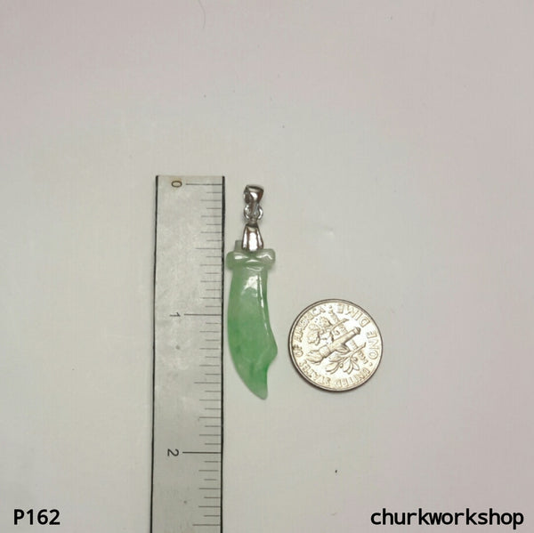 Small jade sword pendant – Churk Work Shop